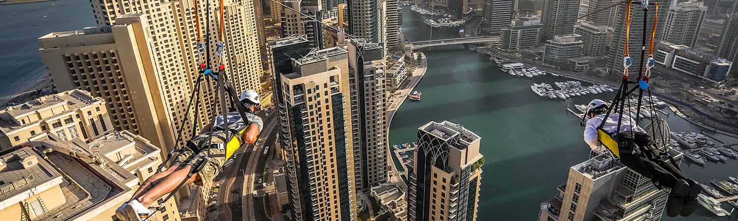 XLine Dubai Marina Tickets | Longest Urban Zipline | Best Price