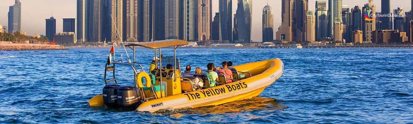The Yellow Boat Ride Tour Dubai Tickets | 60 Mins | Best Offers